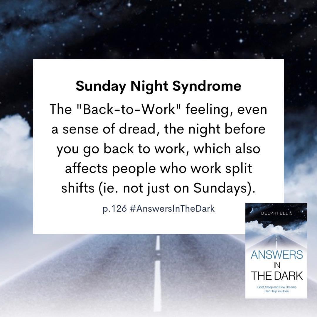 Sunday Night Syndrome – the Back to Work Feeling that Affects Your ...